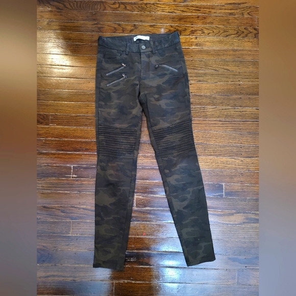 Zara | Jeans | Zara Army Colored Denim Petite Jeans Pants | Poshmark